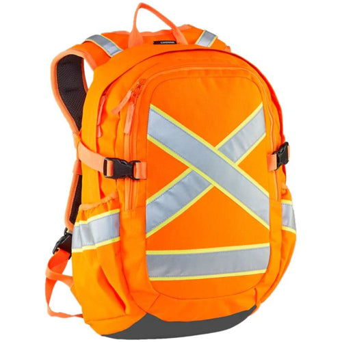 Hi Vis Reflective Piping-X Two Tone Backpack – customtshirtb