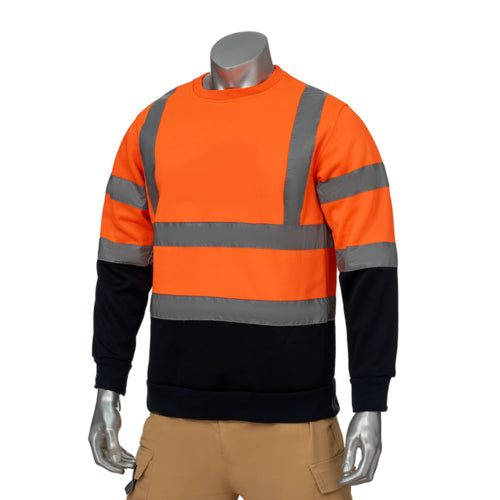 Class 3 Color Block Reflective Safety Sweatshirt – customtshirtb